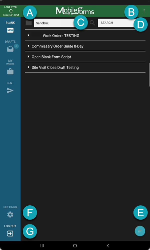 Mobile Forms User Guide
