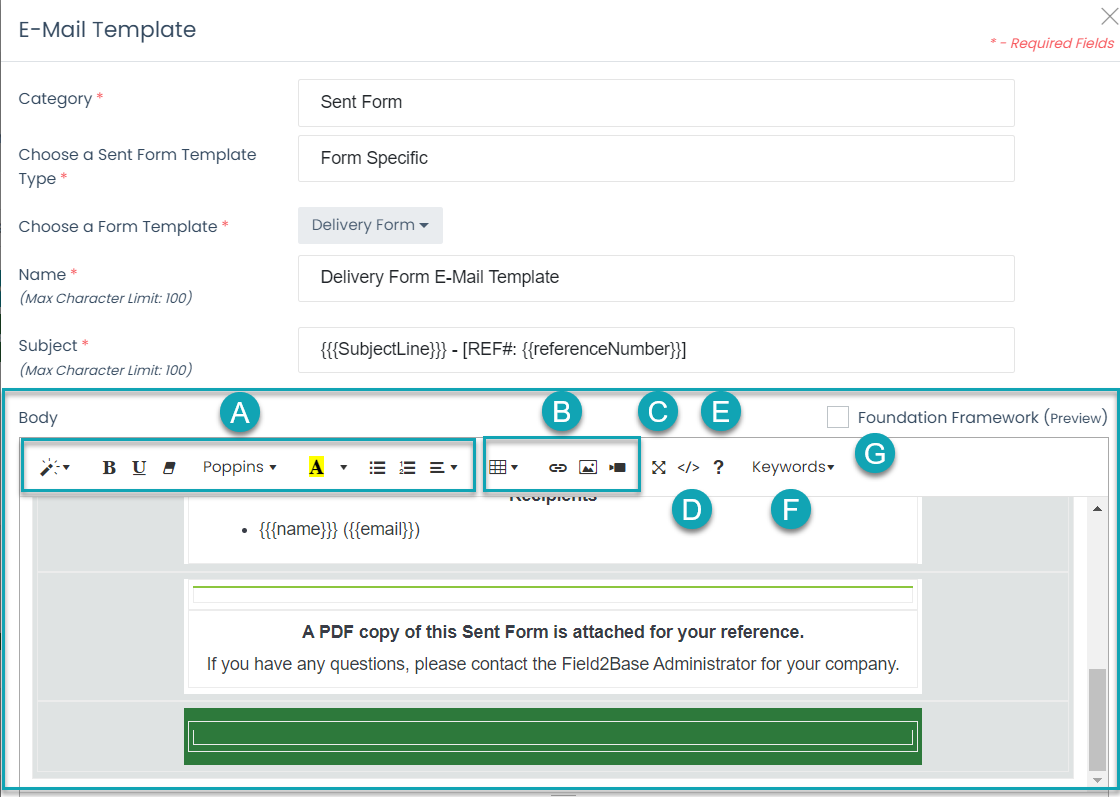 Managing E-Mail Templates